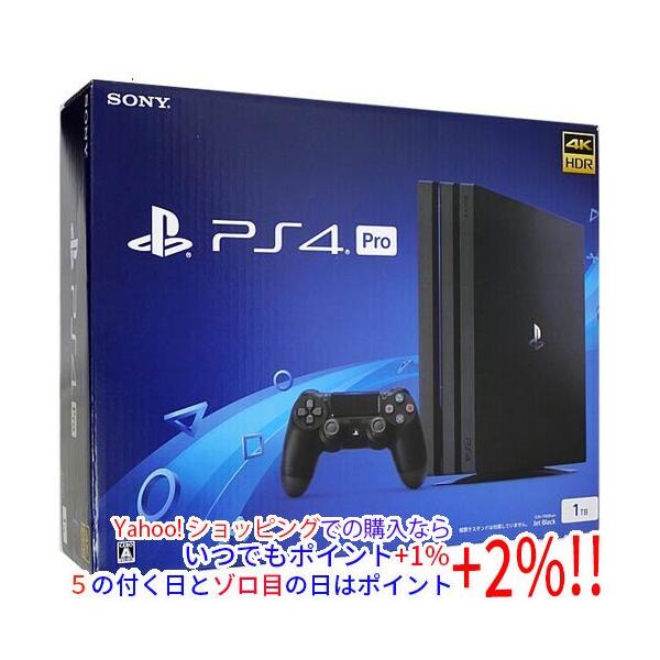 【商品名：】SONY プレイステーション4 Pro 1TB ブラック CUH-7100BB01 コントローラーなし 元箱あり　／　【商品状態：】動作確認済みの中古品です。／ ／ ※中古品ですので、傷、汚れ等ある場合がございます。／ ご理解の...