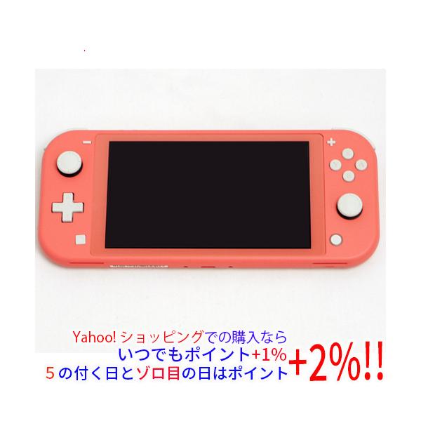 【商品名：】任天堂 Nintendo Switch Lite(ニンテンドースイッチ ライト) HDH-S-PAZAA コーラル 訳あり　／　【商品状態：】動作確認済みの中古品です。／／※電源ボタンの反応が悪い商品となります。電源は入りますが...