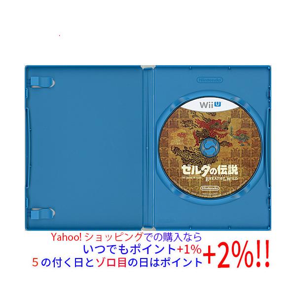 【商品名：】ゼルダの伝説 ブレス オブ ザ ワイルド Wii U  ディスクのみ　／　【商品状態：】開封済みの中古品です。※ディスクのみの出品です。／／※本商品は、製品の性質上、返品はお受けできませんのでご了承ください。　／　【検索用キーワ...