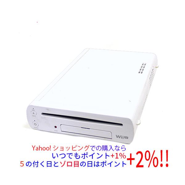 【商品名：】任天堂 Wii U shiro 32GB 本体のみ　／　【商品状態：】動作確認済の中古品です。／ ／ ※中古品ですので、傷、汚れ等ある場合がございます。ご理解の上、ご検討お願いします。　／　【検索用キーワード：】≪任天堂 ニンテ...