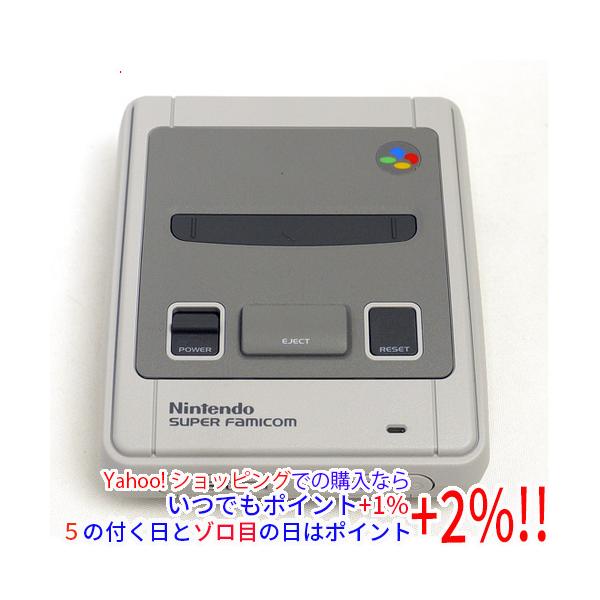 【商品名：】任天堂 ニンテンドークラシックミニ スーパーファミコン　／　【商品状態：】動作確認済みの中古品です。／ ／ ※中古品ですので、傷、汚れ等ある場合がございます。／ ご理解の上、ご検討お願いします。　／　【検索用キーワード：】≪ゲー...