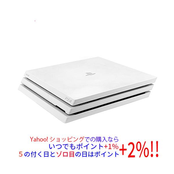【商品名：】SONY プレイステーション4 Pro 1TB グレイシャー・ホワイト CUH-7200BB02 本体のみ 本体いたみ　／　【商品状態：】動作確認済みの中古品です。／／※本体に割れが見られます。／／※中古品ですので、傷、汚れ等が...
