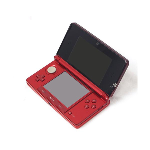 【商品名：】任天堂 ニンテンドー3DS フレアレッド CTR-S-RAAA 本体のみ 本体・液晶画面いたみ　／　【商品状態：】動作確認済みの中古品です。／／※本体に割れ・キズ・汚れなどの傷み、液晶画面に黄ばみが見られます。／／※中古品ですの...