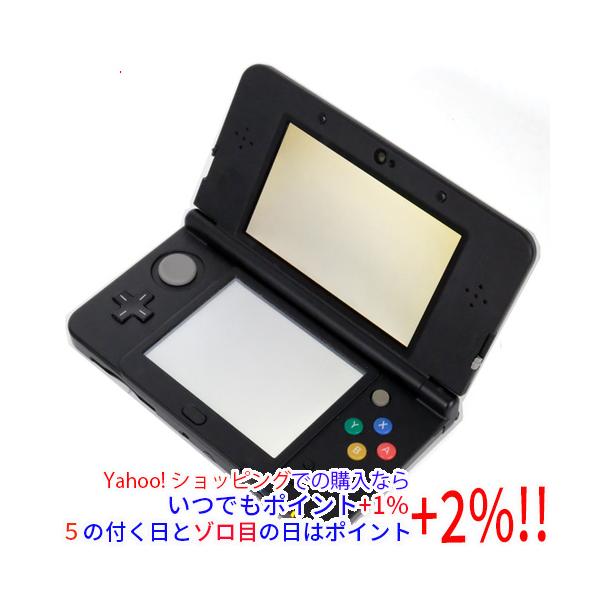 【商品名：】任天堂 Newニンテンドー3DS ブラック 液晶画面いたみ　／　【商品状態：】動作確認済の中古品です。／／※液晶画面に日焼けが見られます。／／※中古品ですので、傷、汚れ等がございます。／ご理解の上、ご検討お願いします。　／　【検...