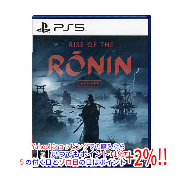 【商品名：】Rise of the Ronin(ライズオブローニン) Z version PS5　／　【商品状態：】開封済みの中古品です。☆ケース付き！／／※本商品は、製品の性質上、返品はお受けできませんのでご了承ください。また、18歳未満...