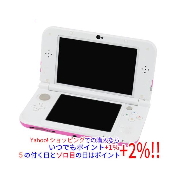 【商品名：】任天堂 Newニンテンドー3DS LL ピンク×ホワイト　／　【商品状態：】動作確認済の中古品です。／ ／ ※中古品ですので、傷、汚れ等ある場合がございます。／ご理解の上、ご検討お願いします。　／　【検索用キーワード：】≪任天堂...