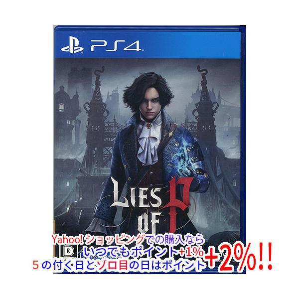 【商品名：】Lies of P(ライズ オブ ピー) PS4　／　【商品状態：】開封済みの中古品です。☆ケース付き！／／※本商品は、製品の性質上、返品はお受けできませんのでご了承ください。　／　【検索用キーワード：】≪プレイステーション4 ...