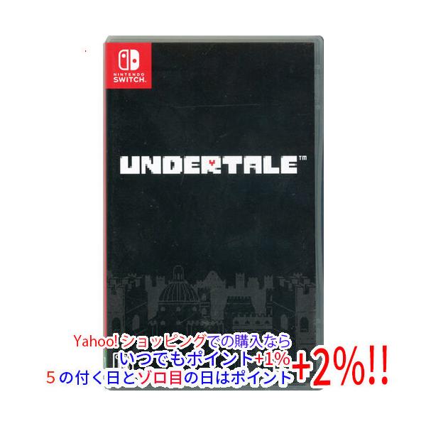 【商品名：】UNDERTALE Nintendo Switch　／　【商品状態：】開封済みの中古品です。☆ケース付き！／／※本商品は、製品の性質上、返品はお受けできませんのでご了承ください。　／　【検索用キーワード：】≪Nintendo S...