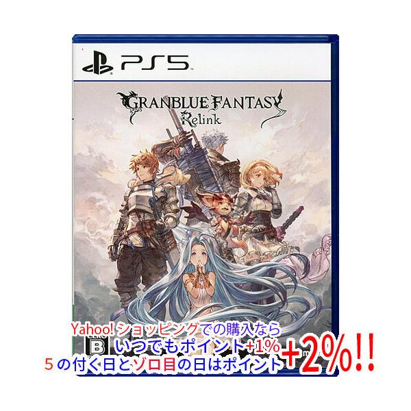 【商品名：】GRANBLUE FANTASY： Relink(グランブルーファンタジー リリンク) PS5　／　【商品状態：】開封済みの中古品です。☆ケース付き！／／※本商品は、製品の性質上、返品はお受けできませんのでご了承ください。　／　...