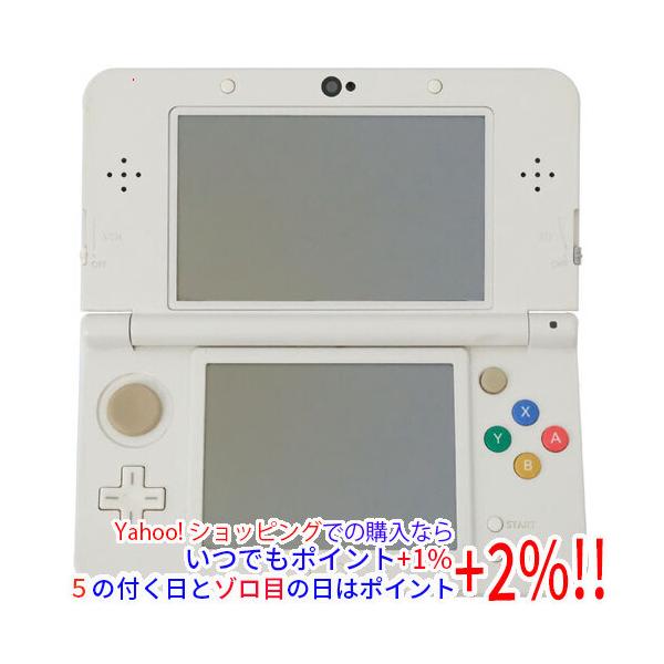 【商品名：】任天堂 Newニンテンドー3DS ホワイト 本体のみ 本体・液晶画面いたみ　／　【商品状態：】動作確認済の中古品です。／ ／ ※本体、液晶画面に日焼け、液晶画面の下部分にむらが見られます。／ ／※中古品ですので、傷、汚れ等がござ...