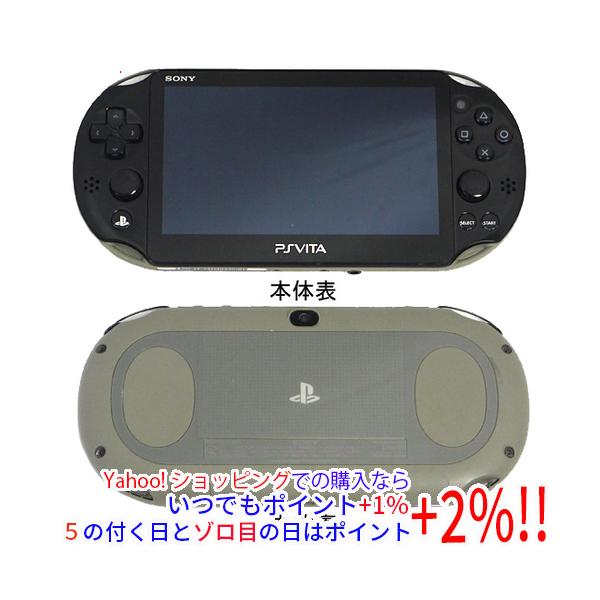 【商品名：】PSVita Wi-Fiモデル カーキ/ブラック PCH-2000 ZA16 本体のみ 本体・液晶画面いたみ　／　【商品状態：】動作確認済みの中古品です。／／※液晶画面に黄ばみ、本体のねじに錆が見られます。／／※中古品ですので、...