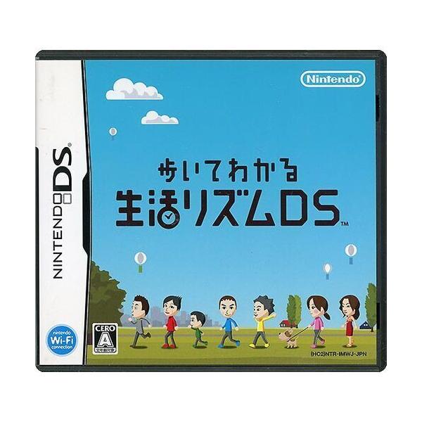 【商品名：】歩いてわかる 生活リズムDS DS ソフトのみ　／　【商品状態：】開封済みの中古品です。☆ケース・説明書付き！／／※本商品はゲームソフトのみです。／／※外箱、生活リズム計2個、専用フック 2個、付け替えカバー2個、生活リズム計取...
