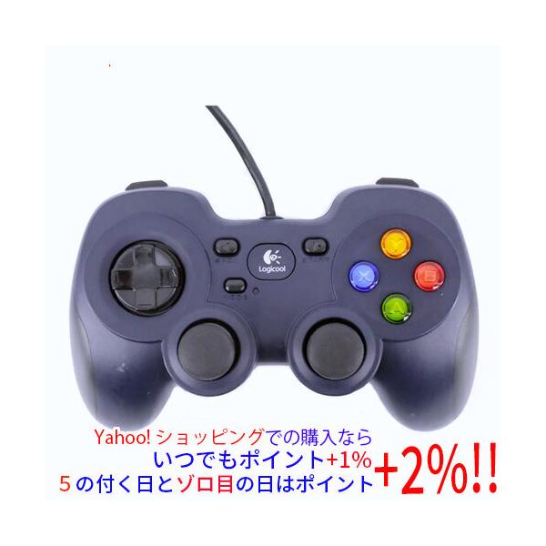 【商品名：】ロジクール ゲームパッド F310 ダークブルー 本体のみ　／　【商品状態：】動作確認済の中古品です。／ ／ ※中古品ですので、傷、汚れ等ある場合がございます。／ ご理解の上、ご検討お願いします。　／　【検索用キーワード：】≪ゲ...