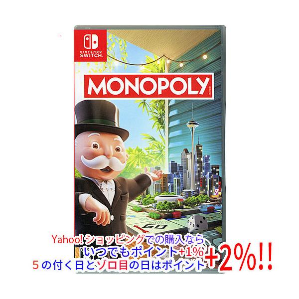 【商品名：】MONOPOLY(モノポリー) Nintendo Switch　／　【商品状態：】開封済みの中古品です。☆ケース付き！／／※本商品は、製品の性質上、返品はお受けできませんのでご了承ください。　／　【検索用キーワード：】≪Nint...