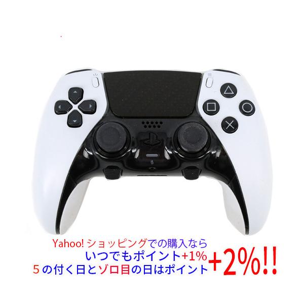 【商品名：】SONY ワイヤレスコントローラー DualSense Edge CFI-ZCP1J いたみ　／　【商品状態：】動作確認済みの中古品です。／／※右スティックの差し込みが緩くなっています。／／※中古品ですので、傷、汚れ等がございま...