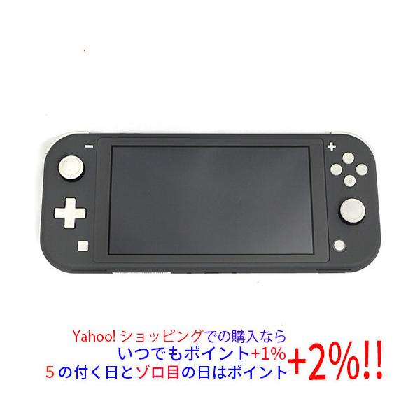 【商品名：】任天堂 Nintendo Switch Lite(ニンテンドースイッチ ライト) HDH-S-GAZAA グレー 本体のみ 本体いたみ　／　【商品状態：】動作確認済みの中古品です。／／※本体の背面に色むら、左スティックのゴムにい...