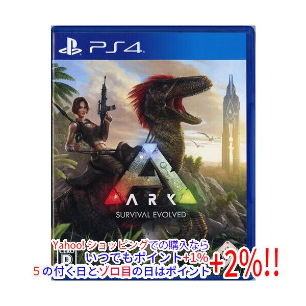 【商品名：】ARK： Survival Evolved PS4 ディスク傷　／　【商品状態：】開封済みの中古品です。☆ケース・説明書付き！／／※ディスク全体に薄い傷が見られますが、ゲームのプレイには問題ないレベルとなっております。／／※本商...