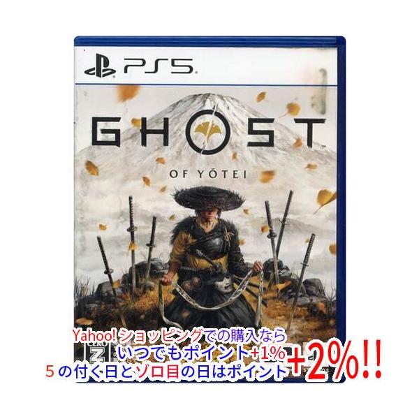 【商品名：】Ghost of Yotei(ゴースト・オブ・ヨウテイ) PS5 カバーいたみ　／　【商品状態：】開封済みの中古品です。☆ケース付き！※紙カバーに破れ・キズ・日焼けなどの傷みが見られます。(画像はイメージです。)／／※本商品は、...