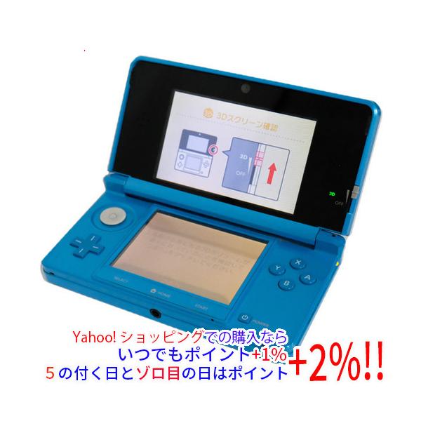 【商品名：】任天堂 ニンテンドー3DS ライトブルー CTR-S-BDBA スティックゴムなし・本体・液晶画面いたみ　／　【商品状態：】動作確認済の中古品です。／／※スティックのゴムはありません。／／※液晶画面に日焼けが見られます。／／※本...