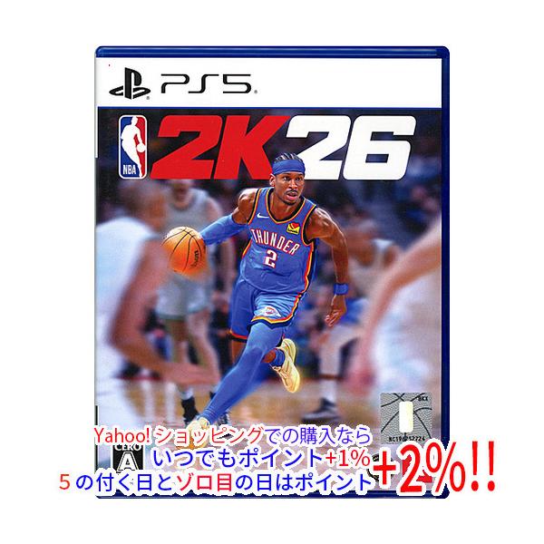 【商品名：】NBA 2K26 PS5　／　【商品状態：】開封済みの中古品です。☆ケース付き！／／※本商品は、製品の性質上、返品はお受けできませんのでご了承ください。　／　【検索用キーワード：】≪プレイステーション5 ソフト≫ NBA 2K2...