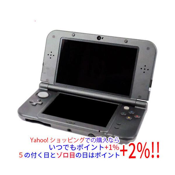【商品名：】任天堂 Newニンテンドー3DS LL メタリックブラック 本体いたみ　／　【商品状態：】動作確認済みの中古品です。／／※本体に割れ・キズ・汚れなどの傷みが見られます。／／※中古品ですので、傷、汚れ等がございます。／ご理解の上、...