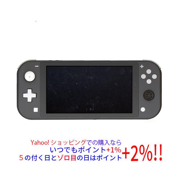 【商品名：】任天堂 Nintendo Switch Lite(ニンテンドースイッチ ライト) HDH-S-GAZAA グレー 本体のみ スティックゴムなし・本体・液晶画面いたみ　／　【商品状態：】動作確認済みの中古品です。／※中古品のため、...
