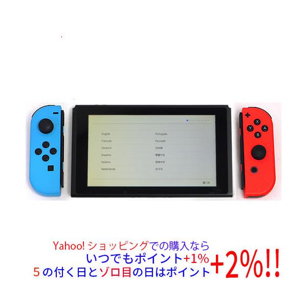 【商品名：】任天堂 Nintendo Switch バッテリー拡張モデル HAD-S-KABAA ネオンブルー・ネオンレッド 本体・Joy-Conのみ 液晶画面いたみ　／　【商品状態：】動作確認済みの中古品です。／※中古品のため、使用感や傷...