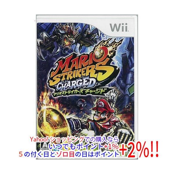 【商品名：】マリオストライカーズチャージド Wii 説明書なし・ディスク傷　／　【商品状態：】開封済みの中古品です。☆ケース付き！※説明書はありません。／／※ディスク全体に薄い傷が見られますが、ゲームのプレイには問題ないレベルとなっておりま...
