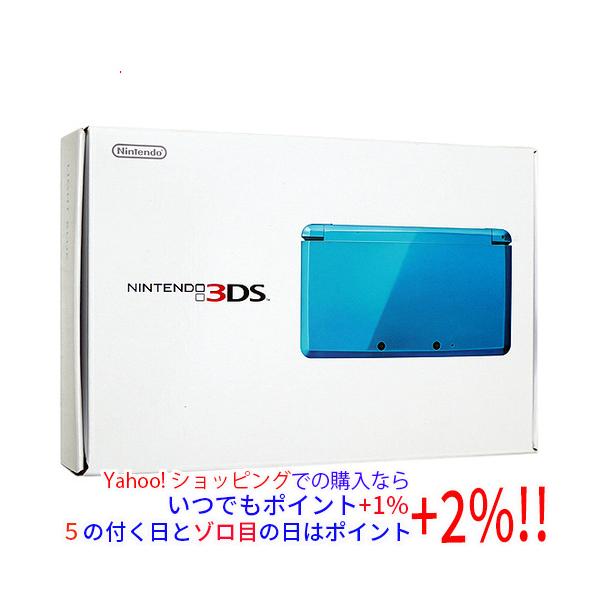 【商品名：】任天堂 ニンテンドー3DS ライトブルー CTR-S-BDBA 液晶画面いたみ 元箱あり　／　【商品状態：】動作確認済みの中古品です。／※中古品のため、使用感や傷、汚れ等がございます。／／※液晶画面に黄ばみが見られます。　／　【...