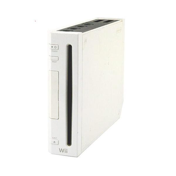 【商品名：】任天堂 家庭用ゲーム機 Wii [ウィー] 本体のみ カバーなし・本体いたみ　／　【商品状態：】動作確認済みの中古品です。／※中古品のため、使用感や傷、汚れ等がございます。／／※本体上部のカバーはありません。／／※本体に日焼け・...