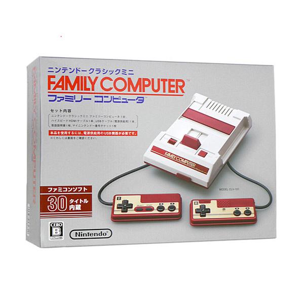 【商品名：】任天堂 ニンテンドークラシックミニ ファミリーコンピュータ 本体いたみ 元箱あり　／　【商品状態：】動作確認済みの中古品です。／※中古品のため、使用感や傷、汚れ等がある場合がございます。／本体に日焼けによる色あせがございます。／...