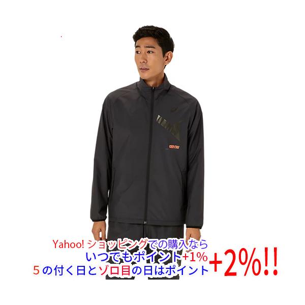 【商品名：】asics アシックス M サイズ AIM-TRG裏トリコットウインドブレーカージャケット 2031E730 ブラック×ガンメタル　／　【商品状態：】新品　／　【検索用キーワード：】≪即納≫ Mサイズ AIM-TRG裏トリコット...