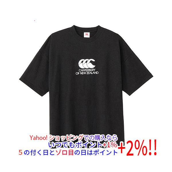 【商品名：】CANTERBURY カンタベリー M サイズ ショートスリーブヘビークルーティー RA325150 ブラック　／　【商品状態：】新品　／　【検索用キーワード：】≪即納≫ Mサイズ ショートスリーブヘビークルーティー RA325...