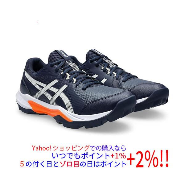 【商品名：】asics アシックス 24.5cm ハンドボールシューズ GEL-PEAKE 3 1113A057 ミッドナイト/クリーム　／　【商品状態：】新品　／　【検索用キーワード：】≪即納≫ 24.5cm ハンドボールシューズ GEL...