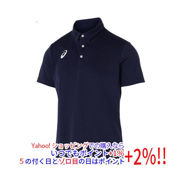 【商品名：】asics アシックス XS サイズ ドライ半袖ポロシャツ TEAM POLO SHIRT 2031E953 ピーコート　／　【商品状態：】新品　／　【検索用キーワード：】≪即納≫ XSサイズ ドライ半袖ポロシャツ TEAM P...