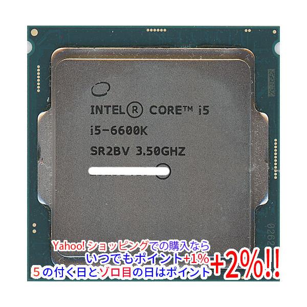【商品名：】Core i5 6600K 3.5GHz 6M LGA1151 95W SR2BV　／　【商品状態：】動作確認済の中古品です。／ ／ ※中古品ですので、傷、汚れ等ある場合がございます。ご理解の上、ご検討お願いします。　／　【検索...