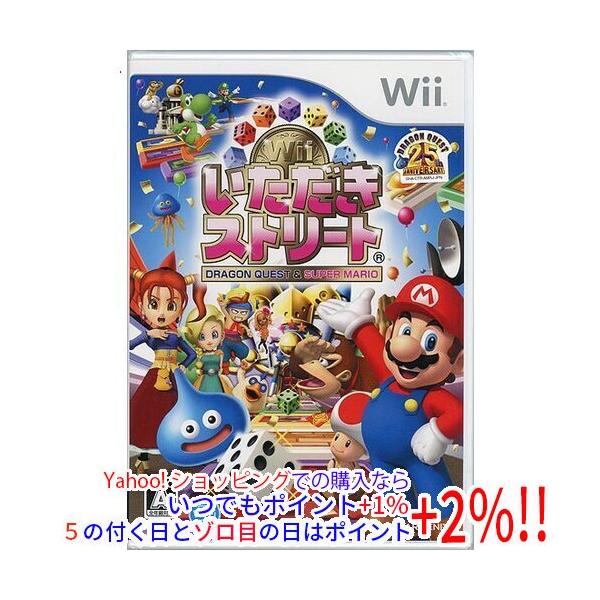 【商品名：】いただきストリートWii　／　【商品状態：】新品です。／／※本商品は、製品の性質上、開封後の返品はお受けできませんのでご了承ください。　／　【検索用キーワード：】≪スクウェア・エニックス 即納≫ いただきストリートWii　／　