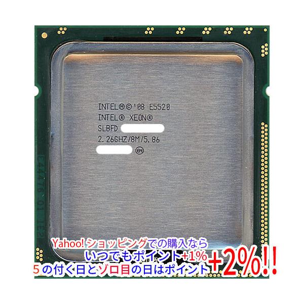 【商品名：】Intel Xeon E5520 2.26GHz 8M QPI 5.86GT/sec LGA1366 SLBFD　／　【商品状態：】動作確認済みの中古品です。／ ※中古品ですので、傷、汚れ等ある場合がございます。ご理解の上、ご検...
