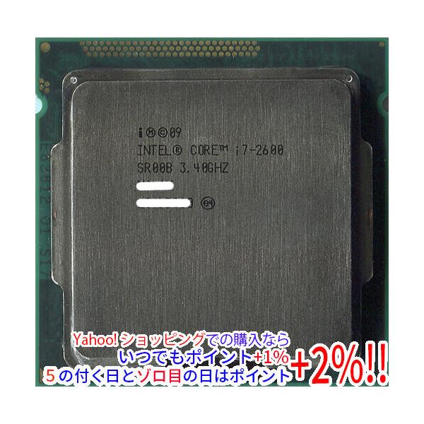 【商品名：】Core i7 2600 3.4GHz LGA1155 SR00B　／　【商品状態：】動作確認済みの中古品です。／／※外箱なし　／　【検索用キーワード：】≪intel インテル CPU バルク≫ Core i7 2600 バルク　／　