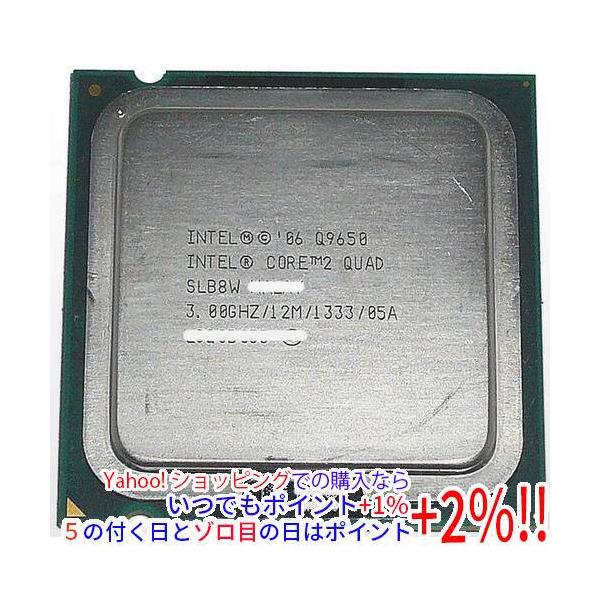 【商品名：】Core 2 Quad Q9650 3.00GHz FSB1333MHz LGA775 45nm SLB8W　／　【商品状態：】動作確認済みの中古品です。／ ※中古品ですので、傷、汚れ等ある場合がございます。ご理解の上、ご検討お...