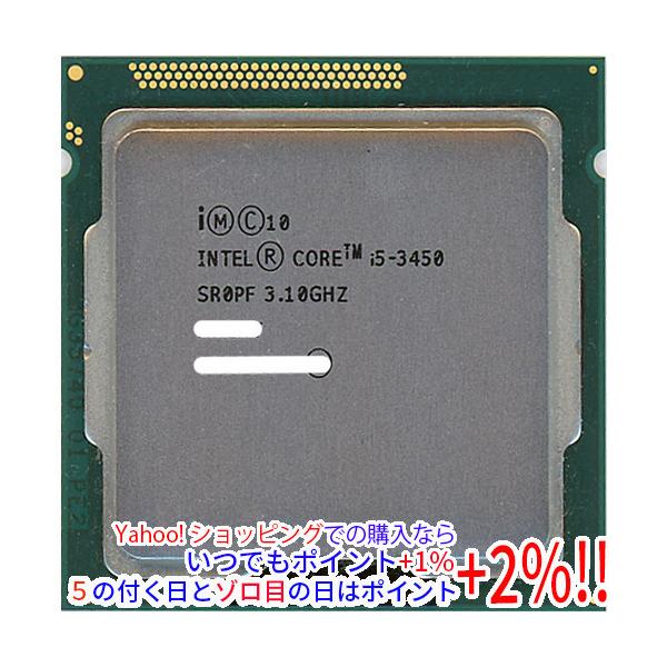 【商品名：】Core i5 3450 3.1GHz 6M LGA1155 77W SR0PF　／　【商品状態：】動作確認済みの中古品です。／ ※中古品ですので、傷、汚れ等ある場合がございます。ご理解の上、ご検討お願いします。　／　【検索用キ...