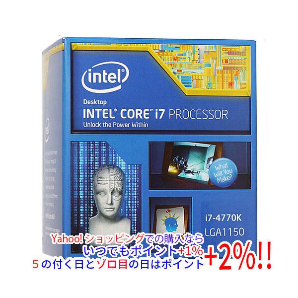 【商品名：】Core i7 4770K Haswell 3.5GHz LGA1150 SR147 元箱あり　／　【商品状態：】動作確認済みの中古品です。／ ※中古品ですので、傷、汚れ等ある場合がございます。ご理解の上、ご検討お願いします。　...