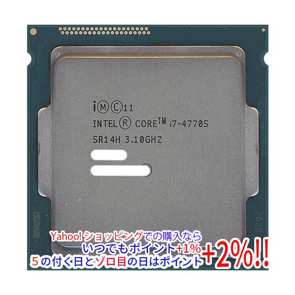 【商品名：】Core i7 4770S Haswell 3.1GHz LGA1150 SR14H　／　【商品状態：】動作確認済みの中古品です。／ ／ ※中古品ですので、傷、汚れ等ある場合がございます。／ ご理解の上、ご検討お願いします。　／...