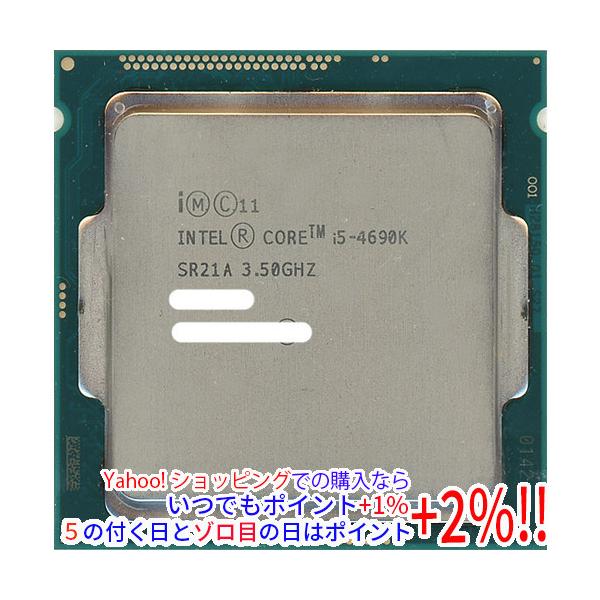 【商品名：】Core i5 4690K 3.5GHz 6M LGA1150 88W SR21A　／　【商品状態：】動作確認済みの中古品です。／ ／ ※中古品ですので、傷、汚れ等ある場合がございます。／ ご理解の上、ご検討お願いします。　／　...