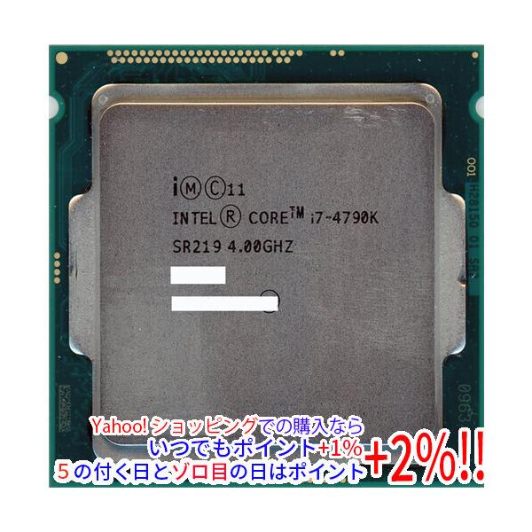 【商品名：】Core i7 4790K 4GHz LGA1150 SR219　／　【商品状態：】動作確認済みの中古品です。／ ／ ※中古品ですので、傷、汚れ等ある場合がございます。／ ご理解の上、ご検討お願いします。　／　【検索用キーワード...