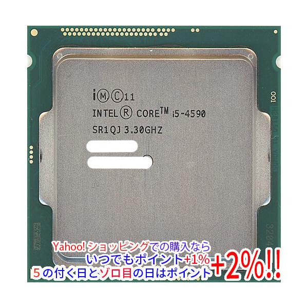 【商品名：】Core i5 4590 3.3GHz 6M LGA1150 84W SR1QJ　／　【商品状態：】動作確認済みの中古品です。／ ／ ※中古品ですので、傷、汚れ等ある場合がございます。／ ご理解の上、ご検討お願いします。　／　【...