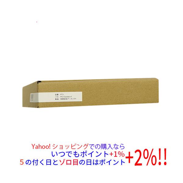 【商品名：】アースソフト 地デジチューナーカード PT3 Rev.A 元箱あり　／　【商品状態：】動作確認済みの中古品です。／ ※中古品ですので、傷、汚れ等ある場合がございます。　／　【検索用キーワード：】≪ビデオキャプチャ PT3≫ PT...
