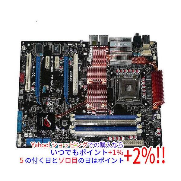 【商品名：】ASUS製「R.O.G.」マザーボード Rampage Formula LGA775対応　／　【商品状態：】動作確認済みの中古品です。　／　【検索用キーワード：】≪ASUSTeK アサス アスース エイサス MotherBoar...