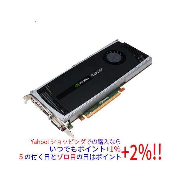 【商品名：】グラフィックボード NVIDIA Quadro 4000 PCIExp 2GB　／　【商品状態：】動作確認済みの中古品です。／ ※中古品ですので、傷、汚れ等ある場合がございます。ご理解の上、ご検討お願いします。　／　【検索用キー...