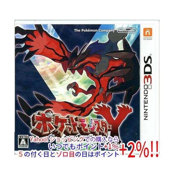 【商品名：】ポケットモンスター Y 3DS　／　【商品状態：】新品です。／／※本商品は、製品の性質上、開封後の返品はお受けできませんのでご了承ください。　／　【検索用キーワード：】≪任天堂 ニンテンドー3DS ソフト≫ ポケットモンスター ...